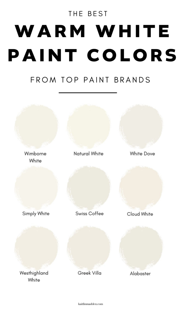 9 of The Best Warm White Paint Colors For a Clean & Cozy Space ...
